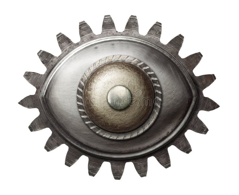 Metal eye stock image. Image of cogwheel, iris, industry - 24552029