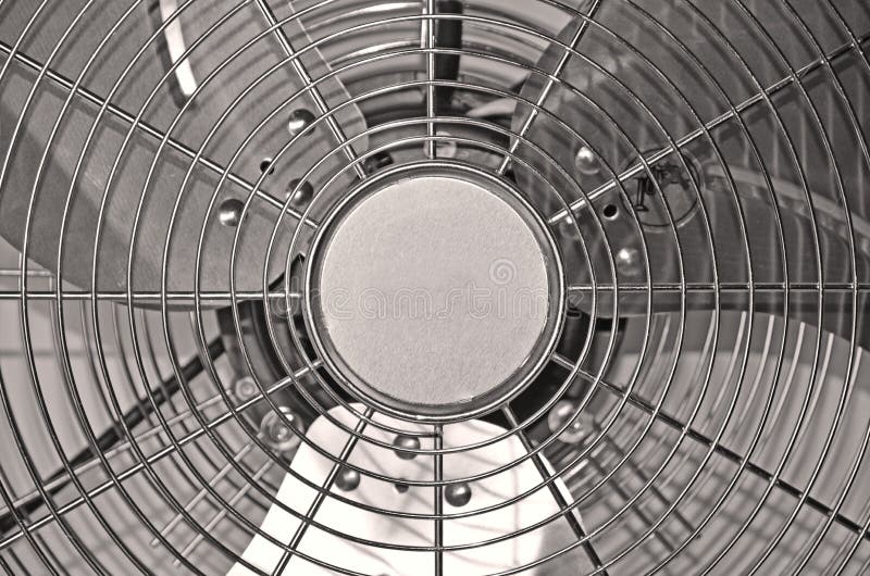 Metal fan, retro stock photo. Image of netting, metal - 20435460