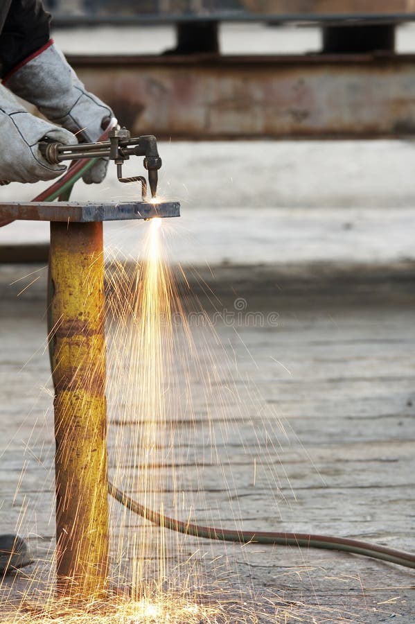 Metal fire stock photo. Image of work, burn, manufacture - 5566040