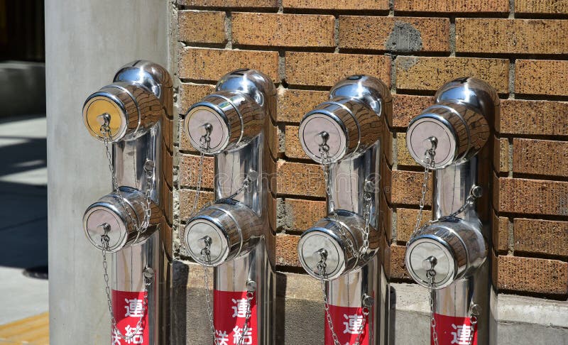 The Metal Fire Hydrant Which Shines Stock Image - Image of hydrant ...