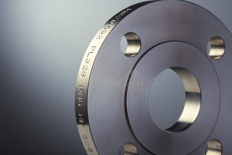 Metal flange ring stock image. Image of industrial, background - 88608769