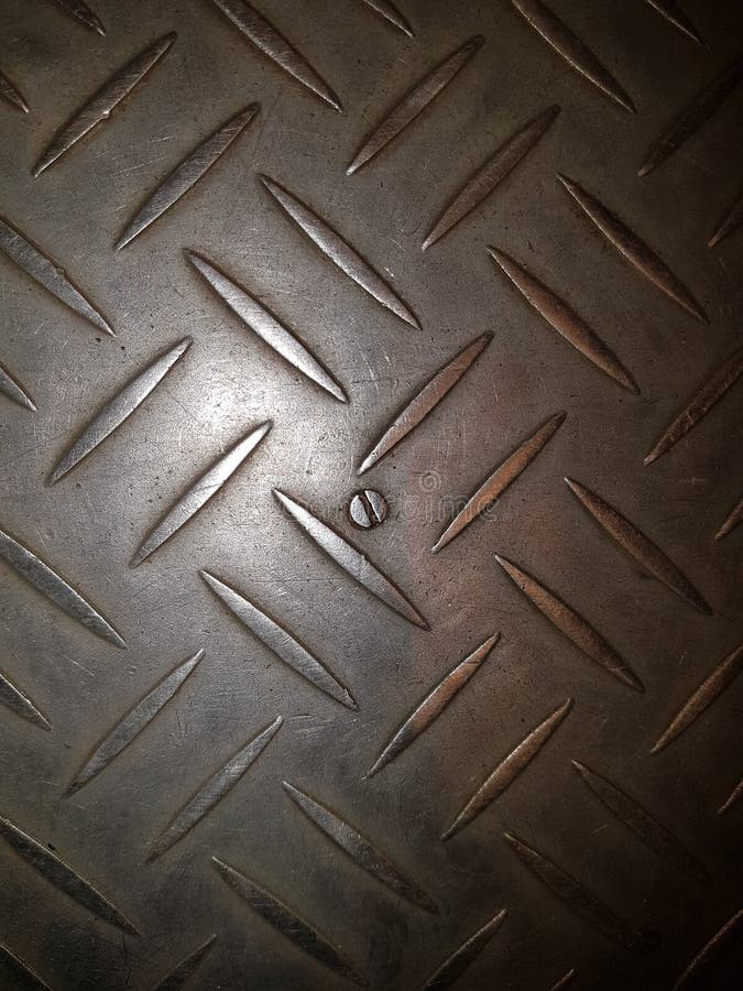 Metal Floor with a Raised Surface Stock Photo - Image of metal, surface ...
