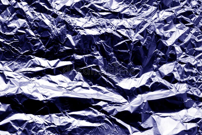 Metal Foil Texture in Blue Color Stock Photo - Image of platinum, foil ...