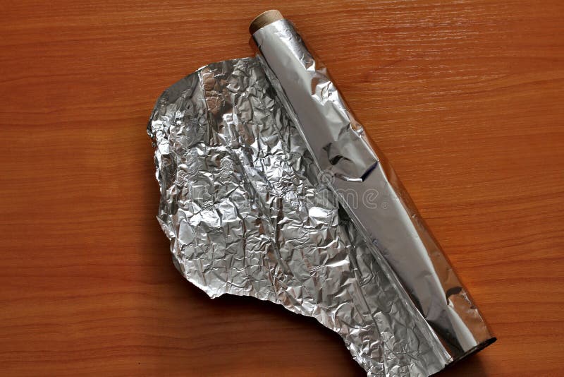 Metal foil stock photo. Image of metal, cooking, foil - 129443844