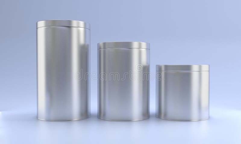 Metal Food Tin Can Packaging Stock Image - Image of packing, package ...