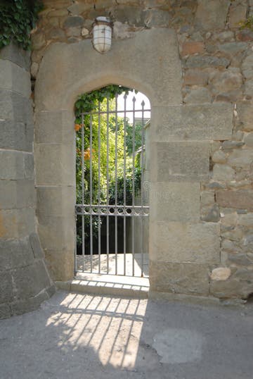 Metal forged doors stock photo. Image of iron, historic - 3100552