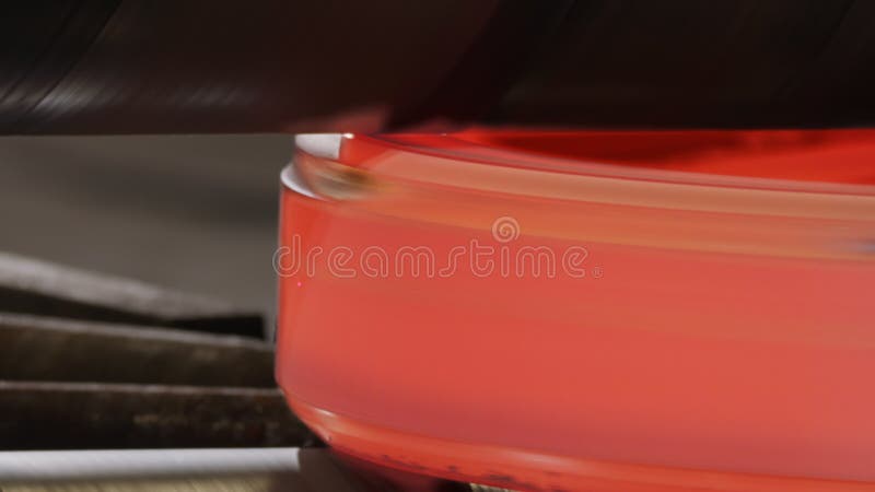 Metal Forging Using Ring Roller Machine Making Jet Engine Parts Stock ...