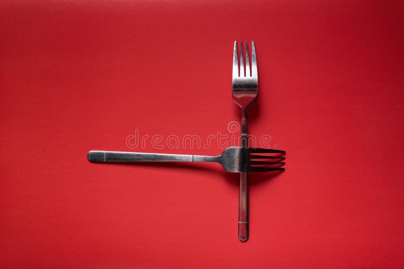 Metal forks stock photo. Image of abstraction, metal - 182935936
