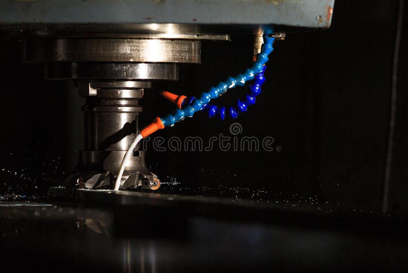 Metal Forming by Milling Machine Cutting Stock Image - Image of ...