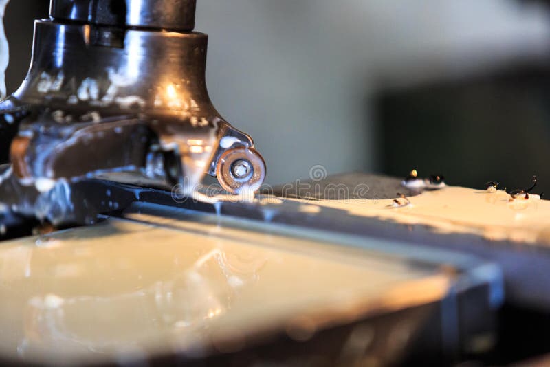 Metal Forming by Milling Machine Cutting Stock Photo - Image of ...