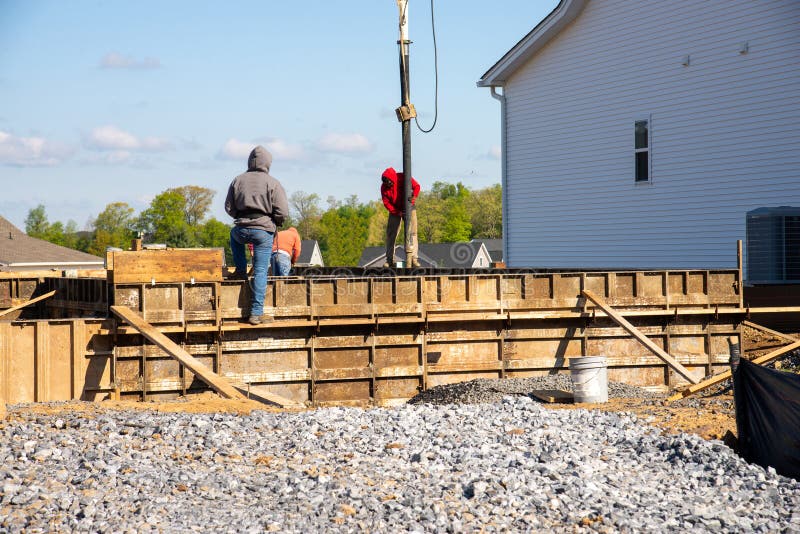 Metal Formwork with Metal Reinforcement for Pouring Concrete and ...