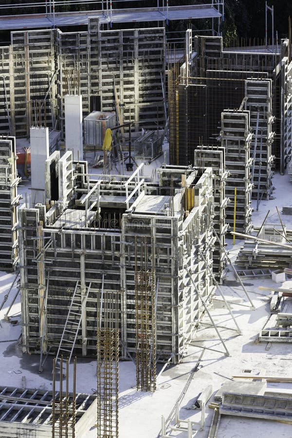 Metal_formwork_portrait stock image. Image of ferroconcrete - 144658951