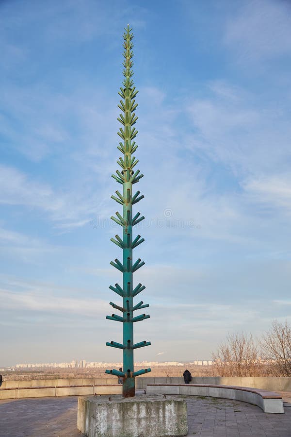 Metal Frame for Christmas Tree Stock Photo - Image of gold, group ...