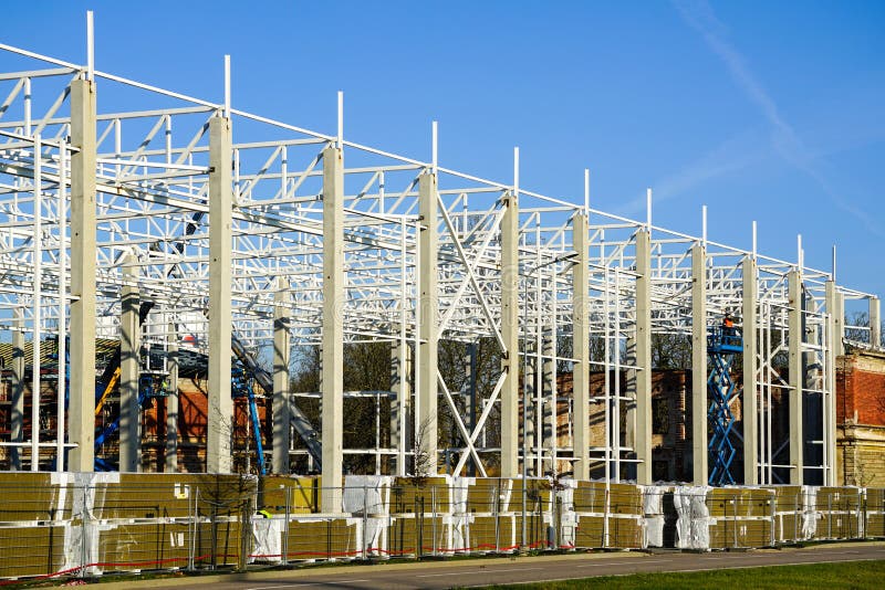 Metal Frame Constructions on Reinforced Concrete Supports, Sandwich ...