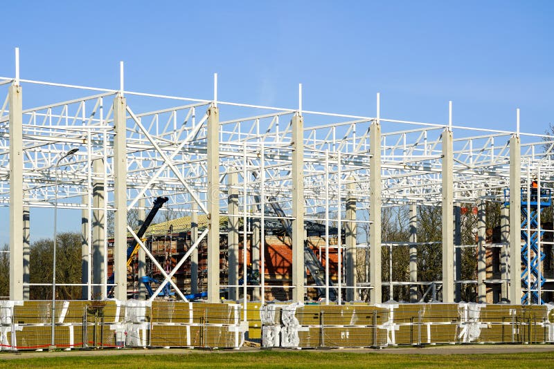 Metal Frame Constructions on Reinforced Concrete Supports, Sandwich ...