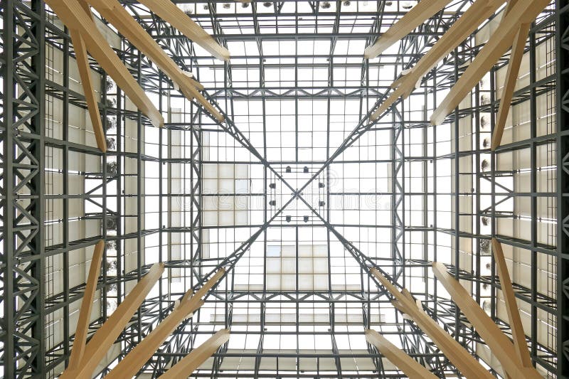 Metal frame dome stock image. Image of metal, hard, roof - 378159337