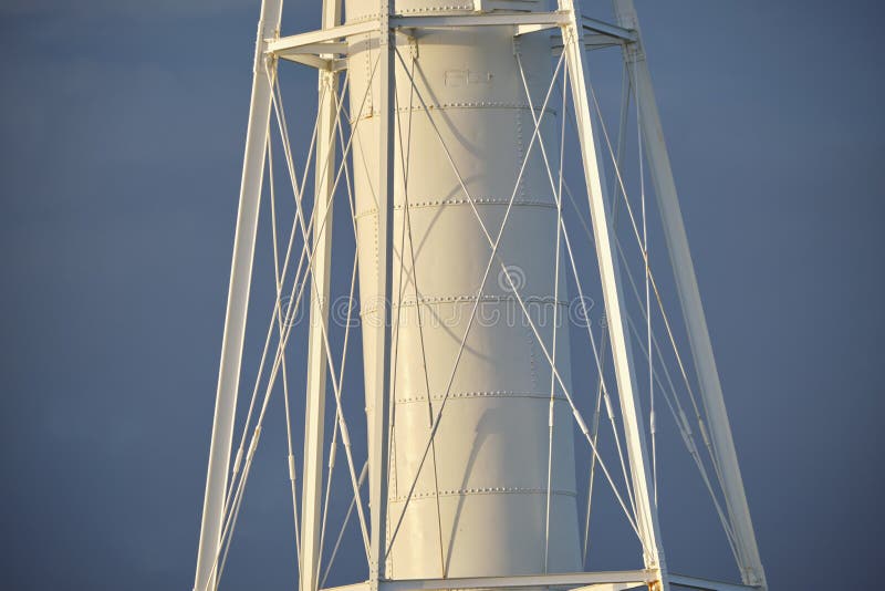 Metal Frame Structure of High Industrial Tower Enforced with Steel Bars ...