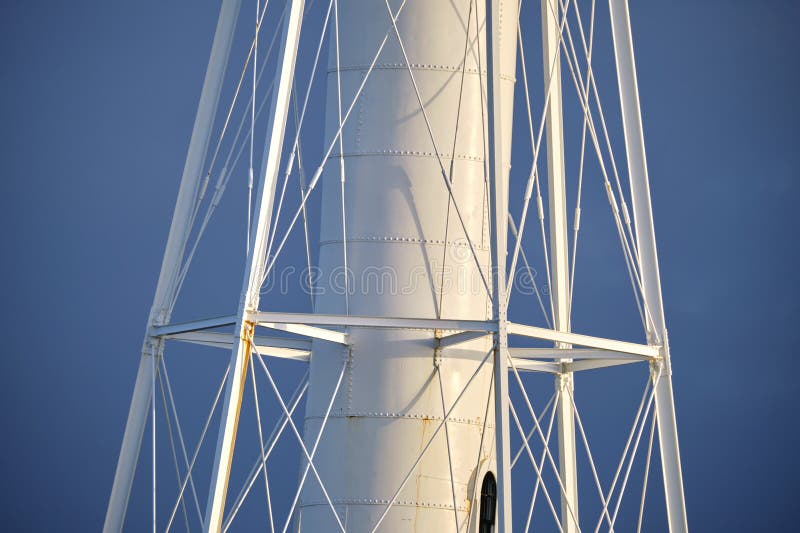 Metal Frame Structure of High Industrial Tower Enforced with Steel Bars ...