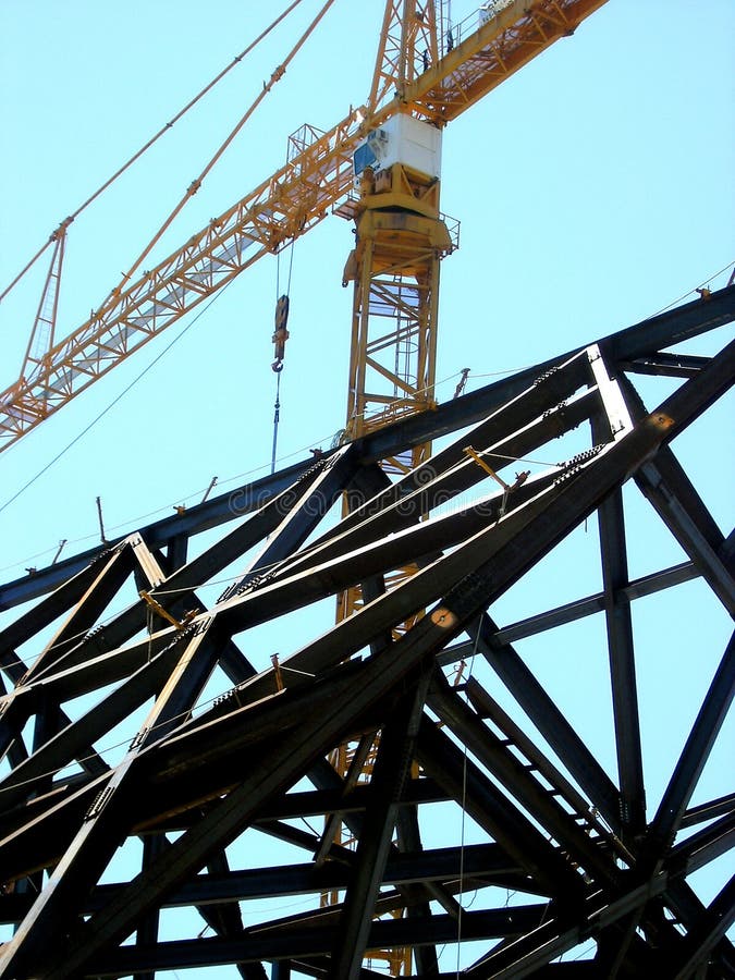 Metal frames installation. stock image. Image of ashlar - 191759