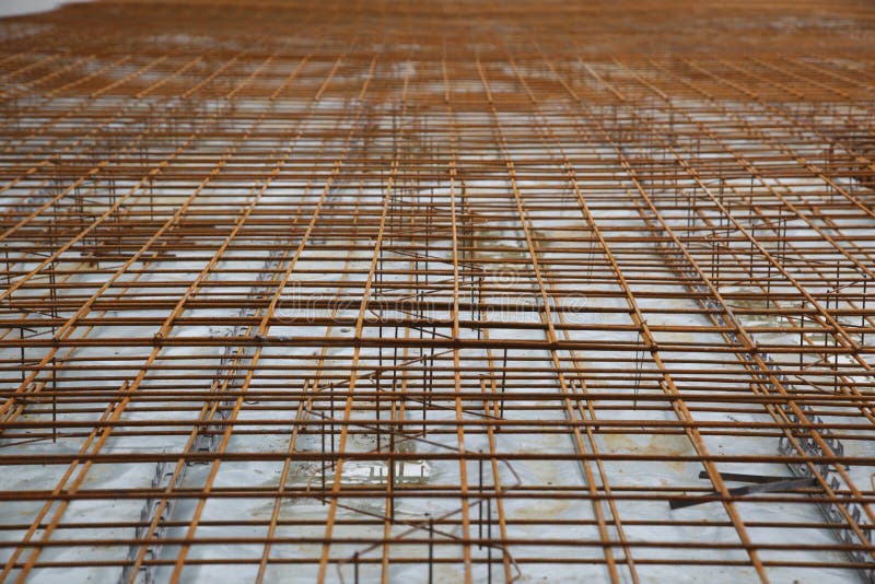 Metal Framework Reinforcement for Basement Elevator Stock Image - Image ...