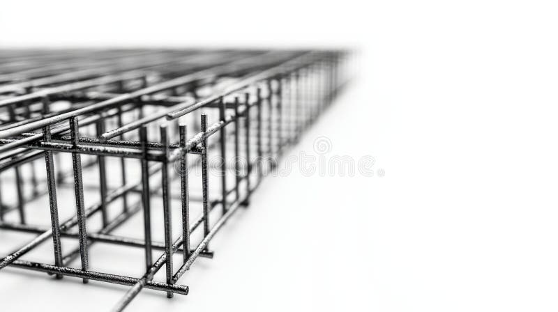 Metal Framework Structure Arranged on a Flat Surface Ready for ...