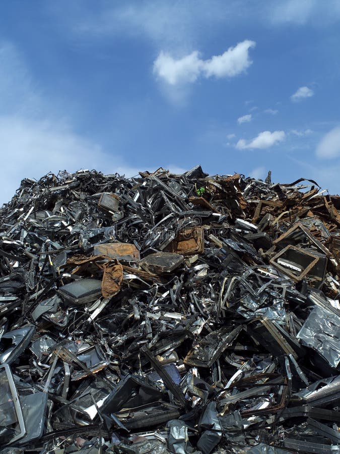Old Metal Garbage Container Stock Photo - Image of aged, dirty: 13073540