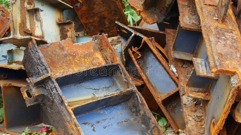 Garbage Dump. Close Up. Enviroment Pollution Concept. Stock Footage ...