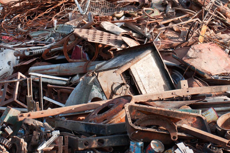 Metal garbage stock photo. Image of energy, chaos, clear - 42889938