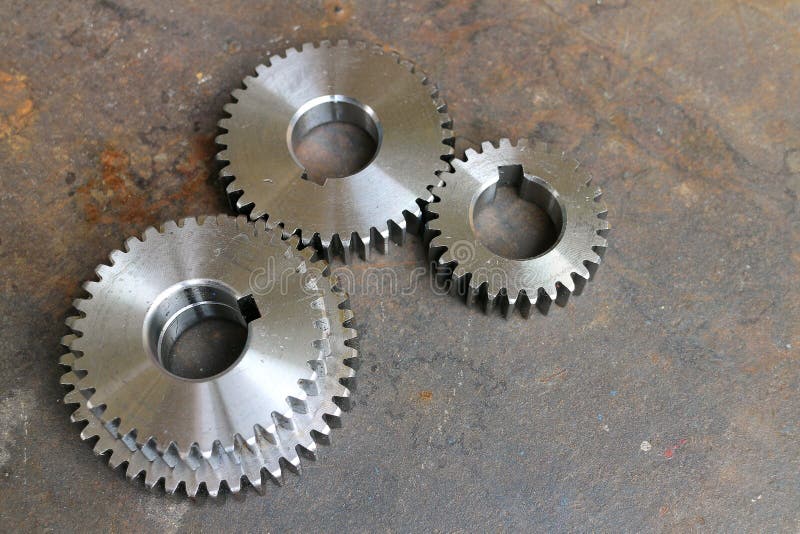 Metal gear for machine stock photo. Image of machine - 109482010