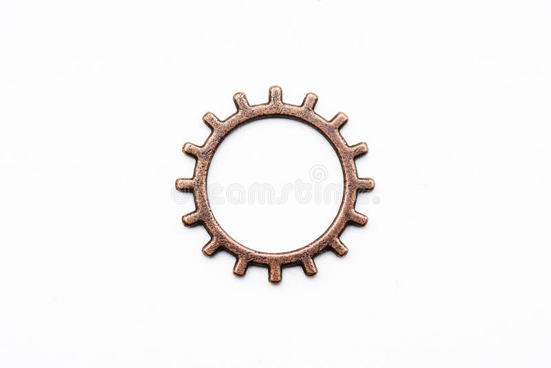 Metal Gear Wheel Made of Copper and Bronze Stock Image - Image of wheel ...