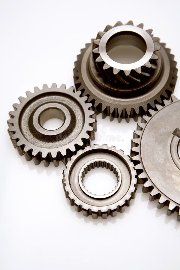 Metal gears stock photo. Image of interlink, mechanical - 4395066