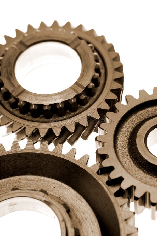 Metal gears stock image. Image of machine, idea, engineering - 4439199