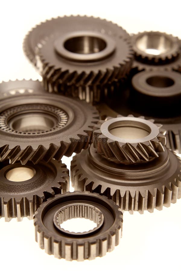 Metal gears stock photo. Image of gearbox, engage, gearing - 6316482