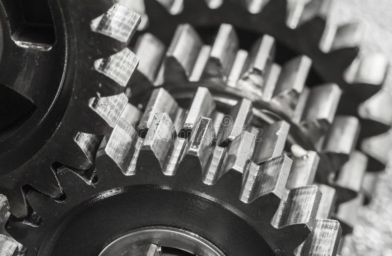 Metal Gears close up stock photo. Image of progress, gear - 53165740