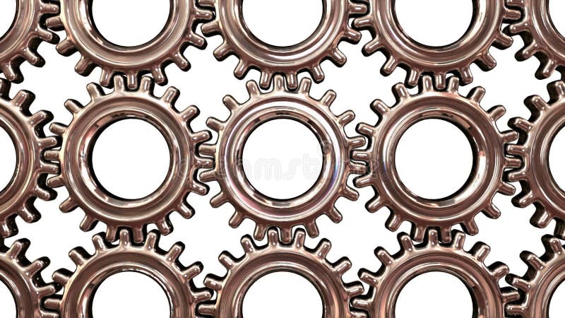 Metal Gears Background Rotating on Dark Grey Background Stock Video ...