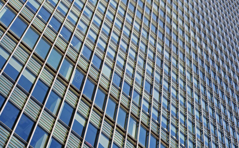Metal & Glass Fronted Building, London Stock Image - Image of city ...
