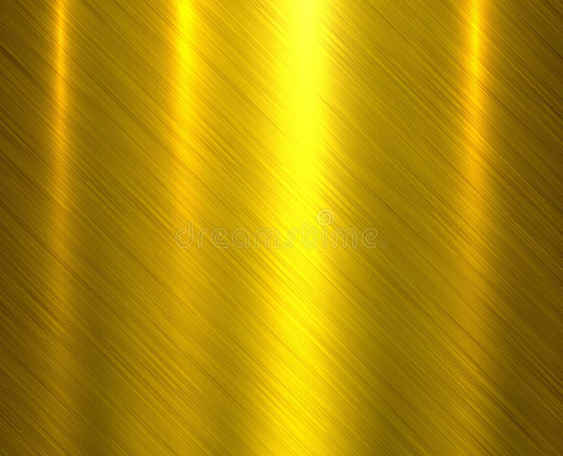 Metal Gold Texture Background, Brushed Metallic Golden Texture Stock ...