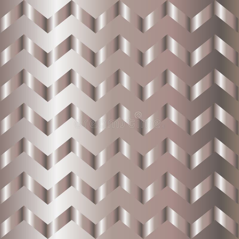 Metal Gradient Chevron Pattern Background Stock Vector - Illustration ...