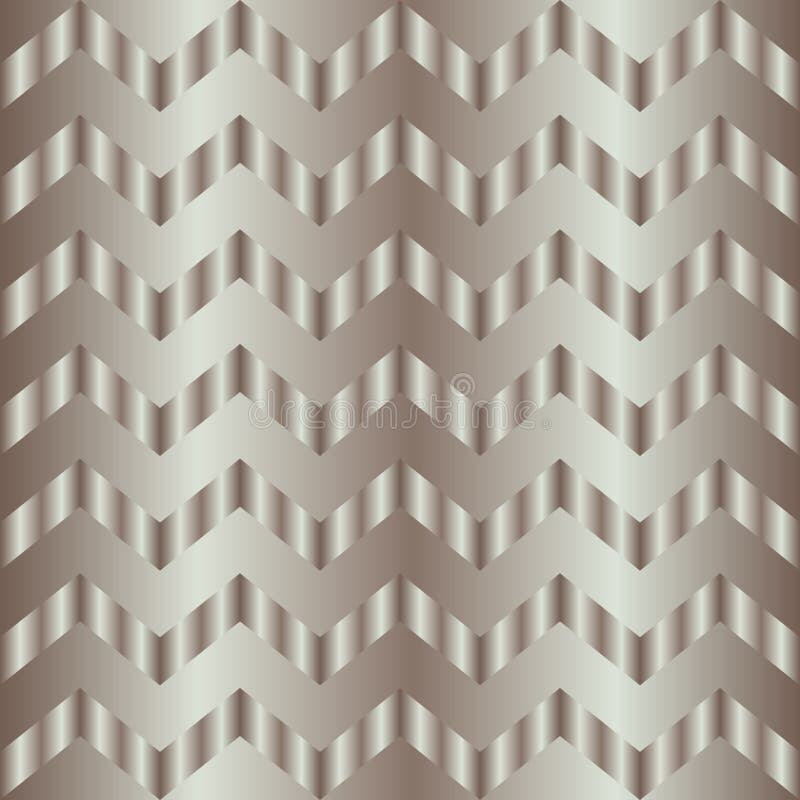 Metal Gradient Chevron Pattern Background Stock Vector - Illustration ...