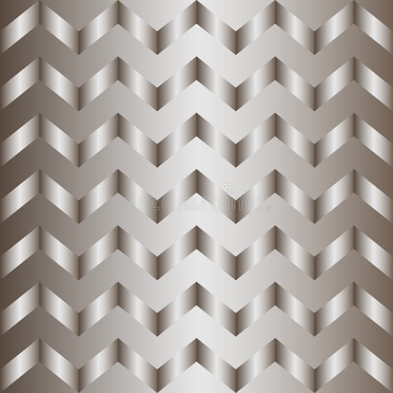 Metal Gradient Chevron Pattern Background Stock Vector - Illustration ...