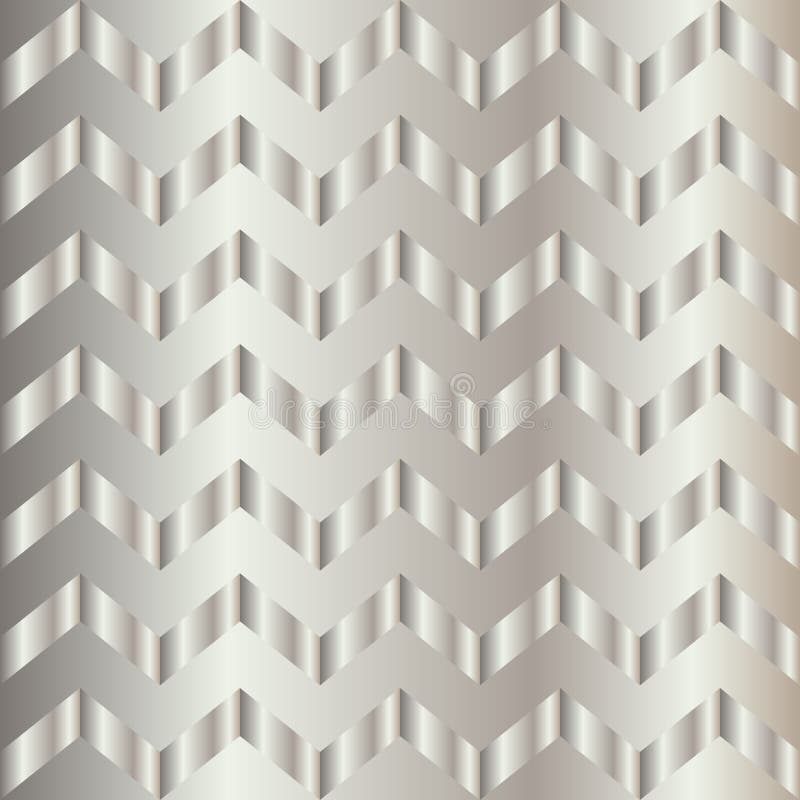 Metal Gradient Chevron Pattern Background Stock Vector - Illustration ...