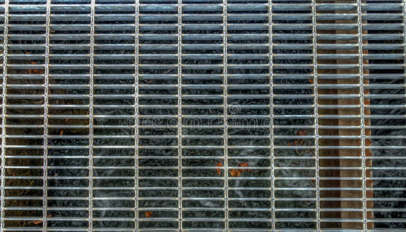 Metal Grate Over Water HDR stock photo. Image of abstract - 77497470