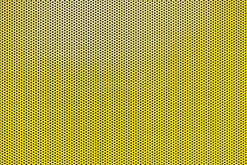 Metal Grate or Perforated Sheet Metal Painted Yellow Stock Illustration ...
