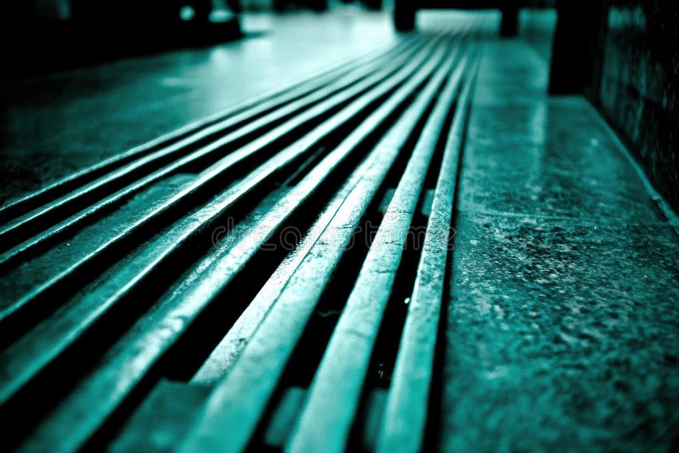 Metal Grates Create Parallel Lines with Urban Infrastructure Design ...