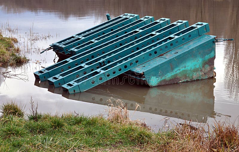 Pontoon and dock stock image. Image of transport, clear - 205527249