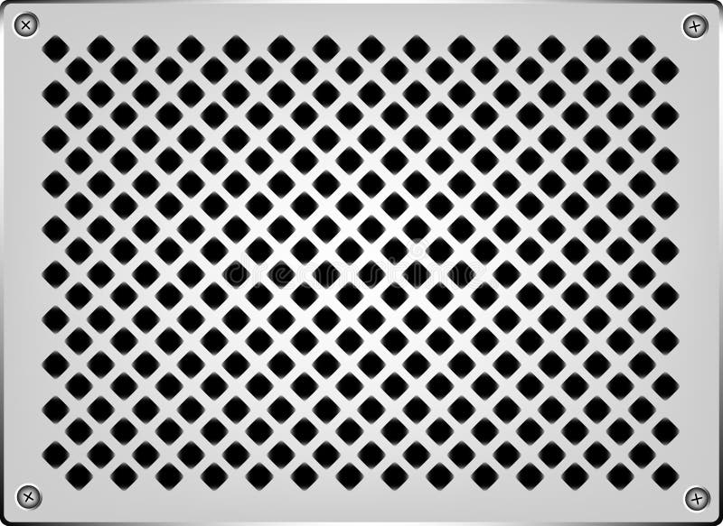 Metal grid stock vector. Illustration of sheet, design - 17168548