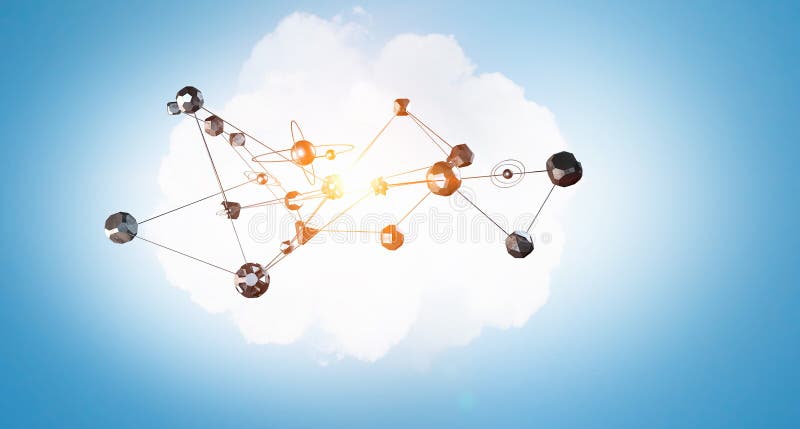 Wireless Interaction and Connection. Mixed Media Stock Photo - Image of ...