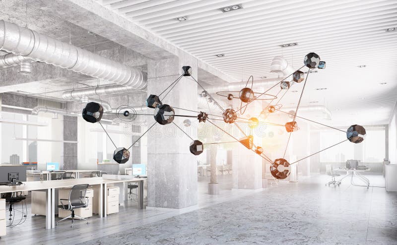 Wireless Interaction and Connection. Mixed Media Stock Photo - Image of ...