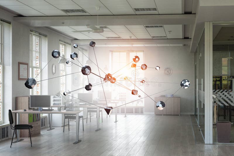 Wireless Interaction and Connection. Mixed Media Stock Photo - Image of ...