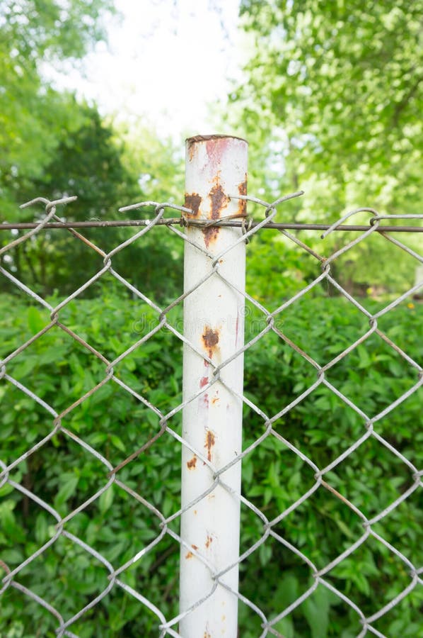 Metal grid fence stock photo. Image of safe, secure, pole - 40757946